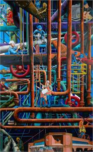 Harvard Media Auctions - $650 Working as One Metal Print from AK Fine ...