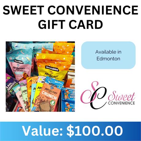 Harvard Media Auctions - $100 Gift Card for Sweet Convenience ...